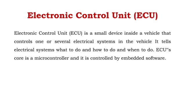 CONNECTED vehicle ECU.pptx