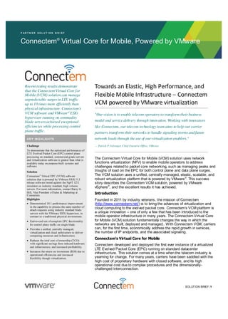 Connectem VCM powered by VMware - partner brief | PDF
