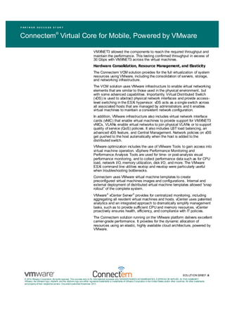 Connectem VCM powered by VMware - partner brief | PDF