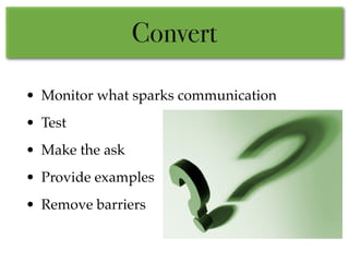 Connect Engage Convert Sustain | KEY