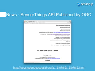Sense Your Smart City: Connect Environmental Sensors to SensorThings ...