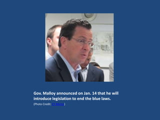 Connecticut blue laws through the years | PPTX