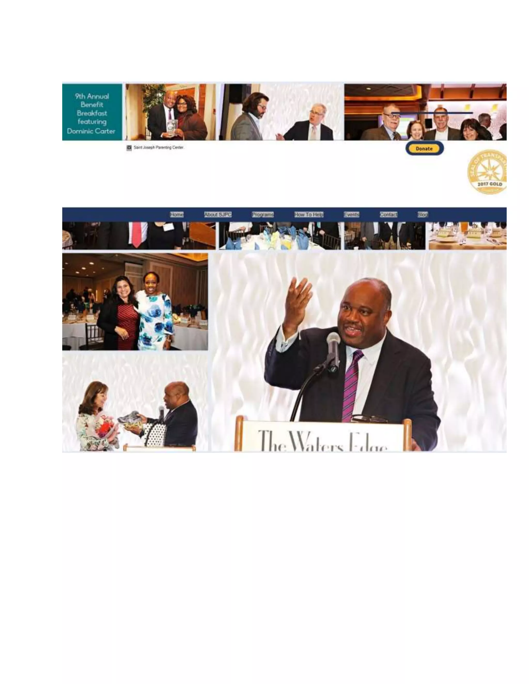 Dominic Carter at St. Joseph's Parenting Center | DOCX