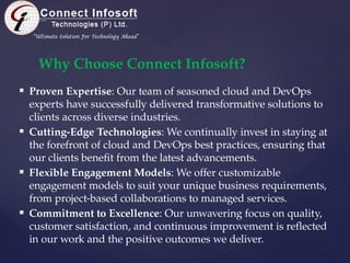 Connect Infosoft provides cloud computing and DevOps development ...