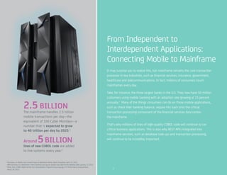 Connecting Applications from Mobile to Mainframe in the Application ...