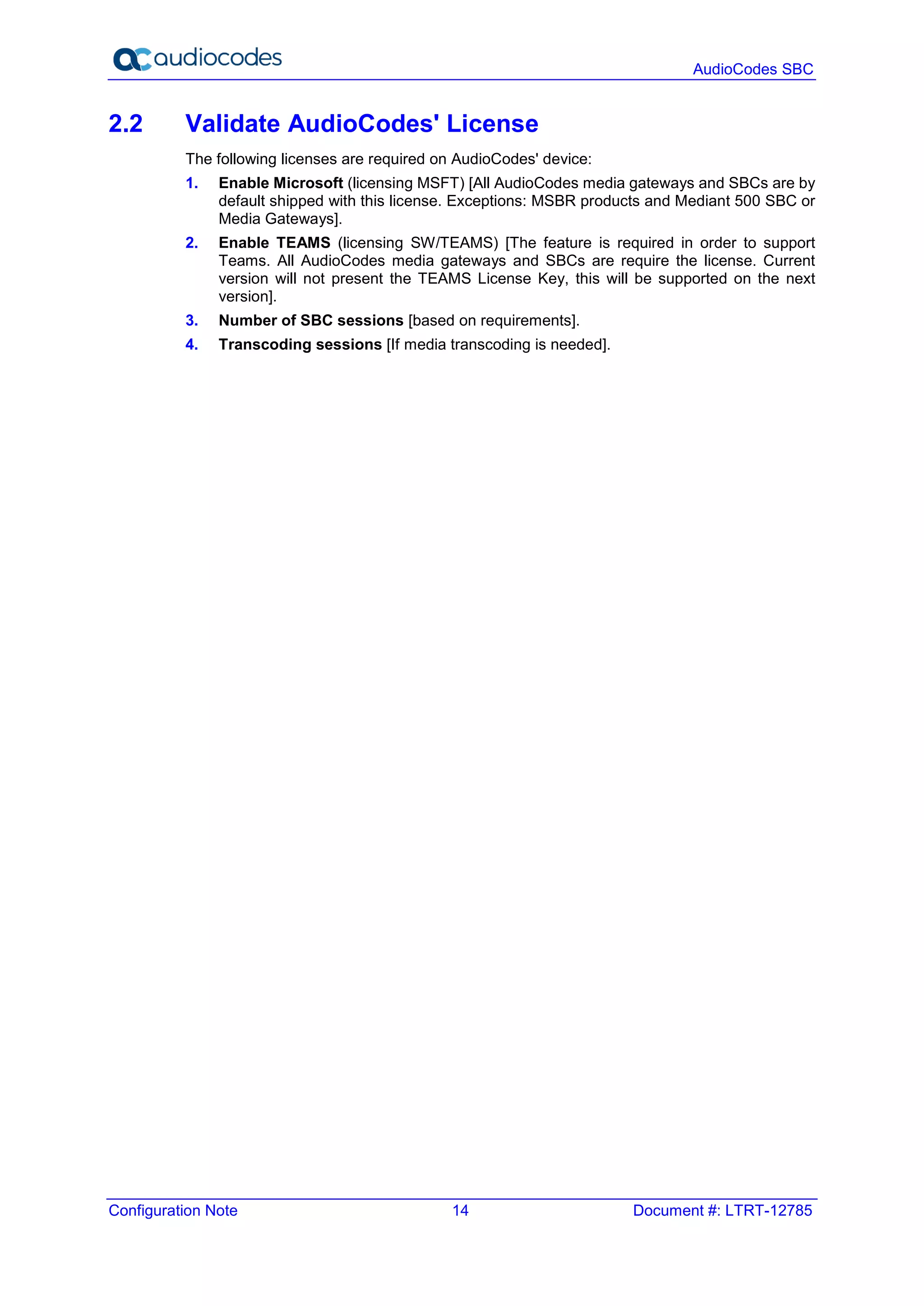 Connecting audiocodes-sbc-to-microsoft-teams-direct-routing-enterprise ...