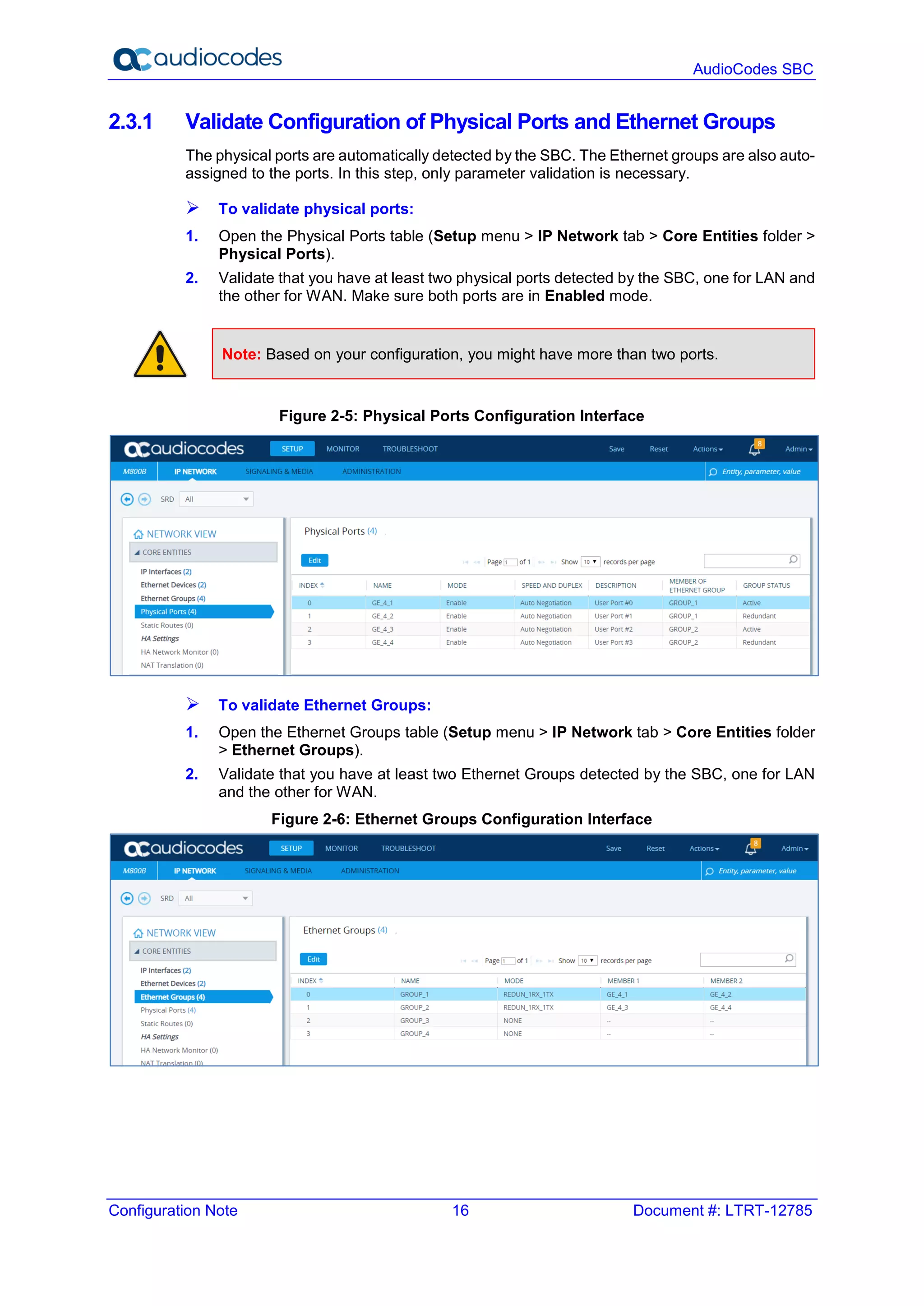 Connecting Audiocodes Sbc To Microsoft Teams Direct Routing Enterprise Model Configuration Note