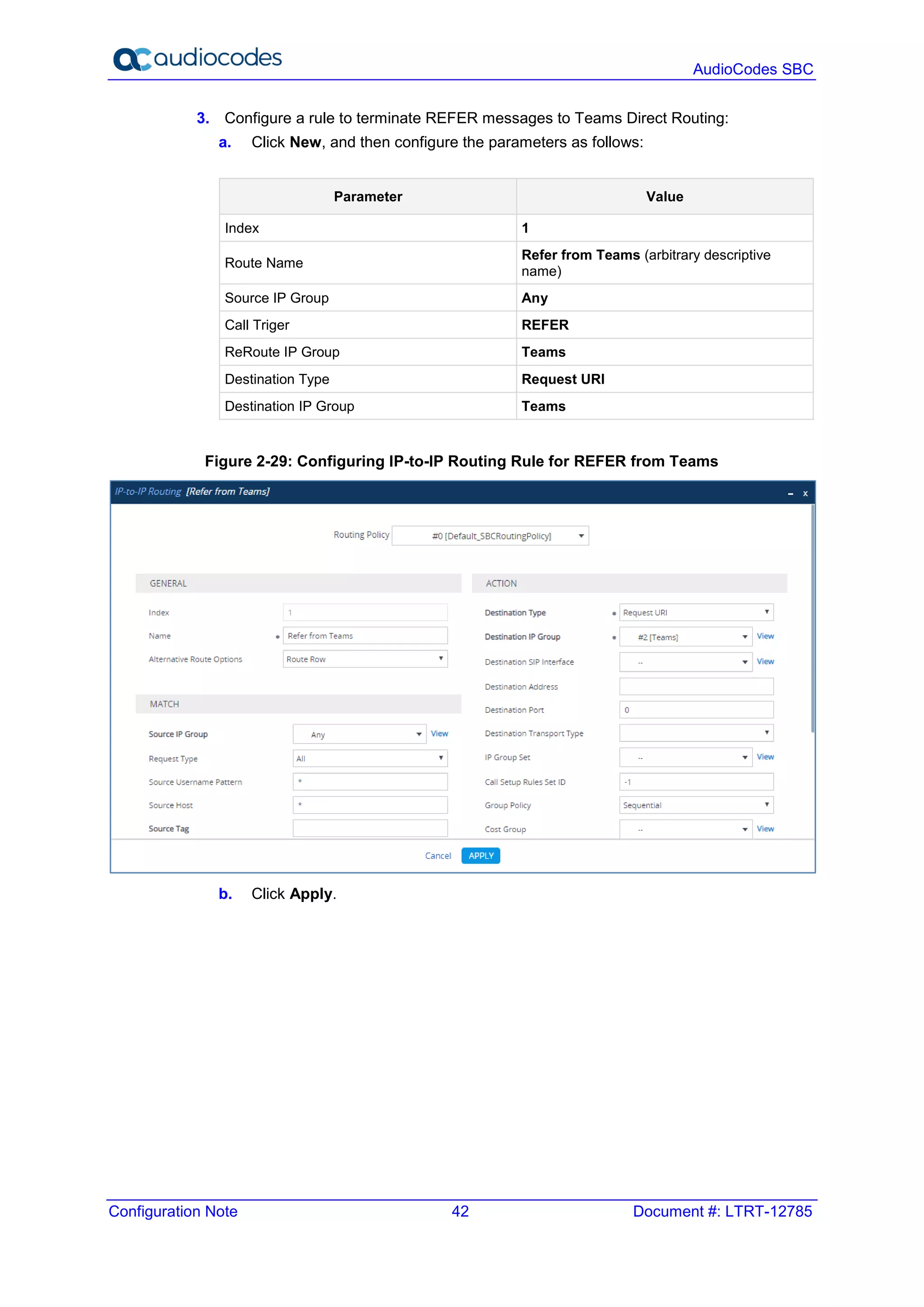 Connecting audiocodes-sbc-to-microsoft-teams-direct-routing-enterprise-model-configuration-note ...