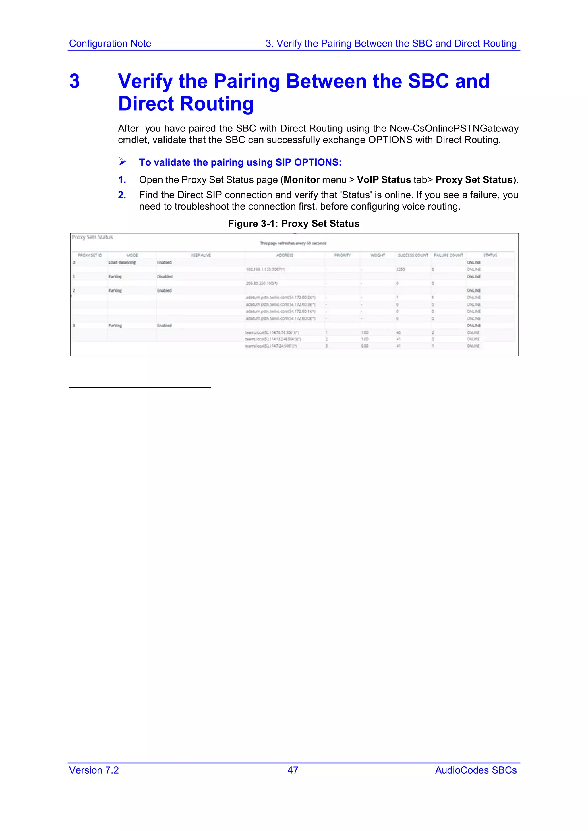 Connecting Audiocodes Sbc To Microsoft Teams Direct Routing Enterprise Model Configuration Note