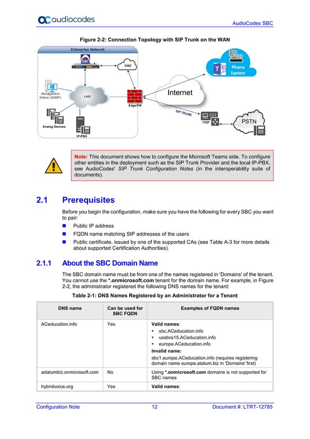 Connecting audiocodes-sbc-to-microsoft-teams-direct-routing-enterprise ...