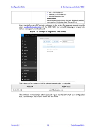 Connecting audiocodes-sbc-to-microsoft-teams-direct-routing-enterprise ...