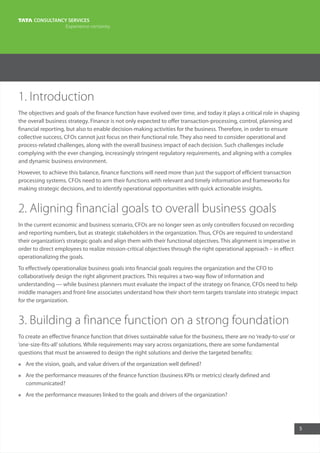 An article that describes how to develop critical KPIs for the purpose of alignment of ...