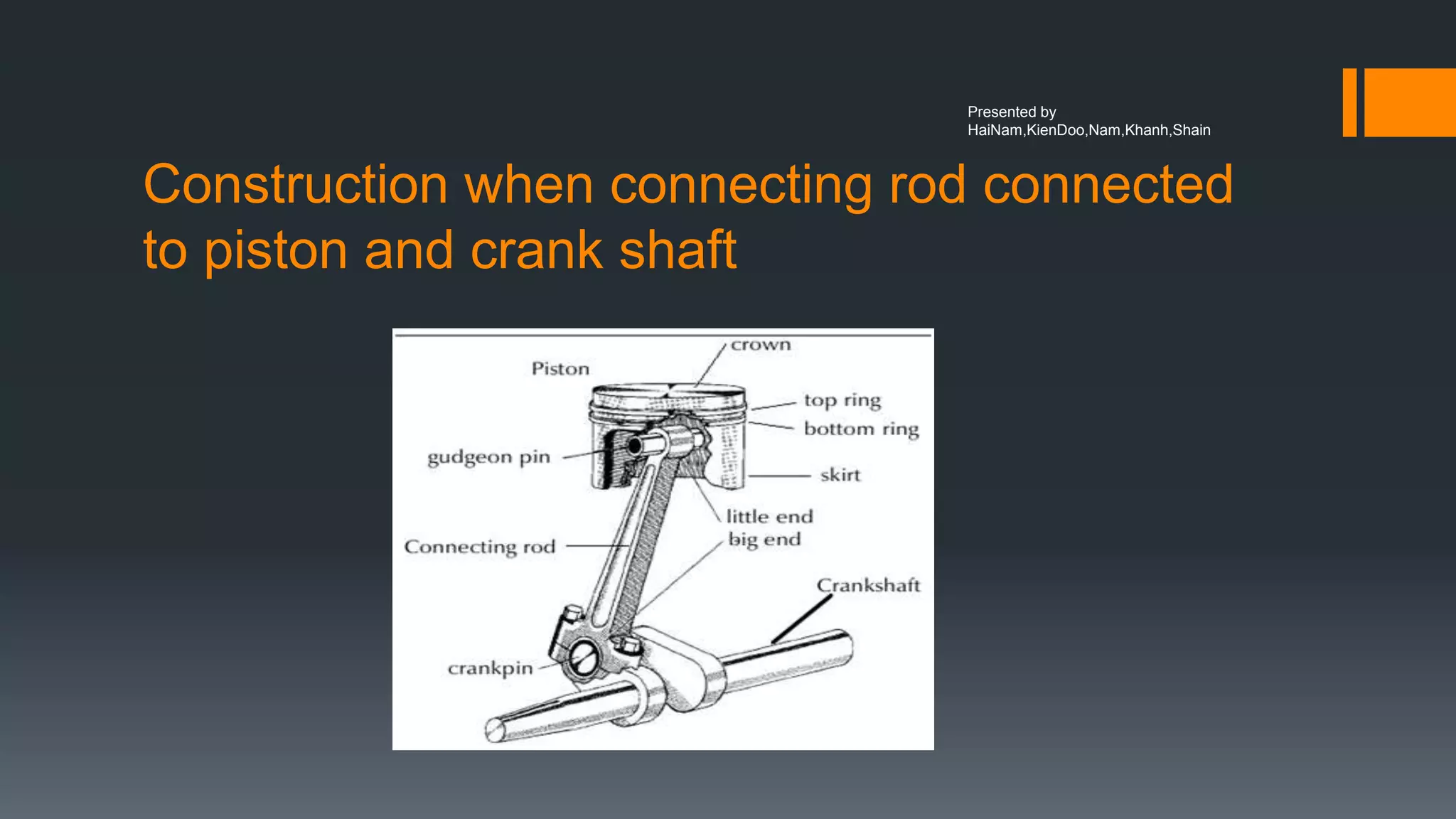 Connecting rod-presentation-1 | PPTX