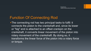 Connecting rod-presentation-1 | PPTX