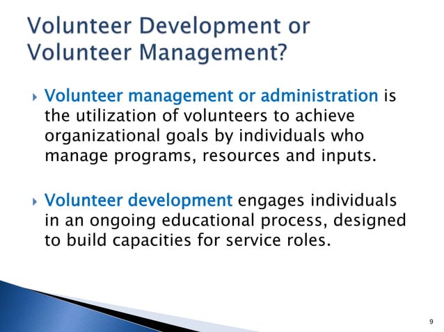 Connecting and Engaging Extension Volunteers | PPTX | Business ...