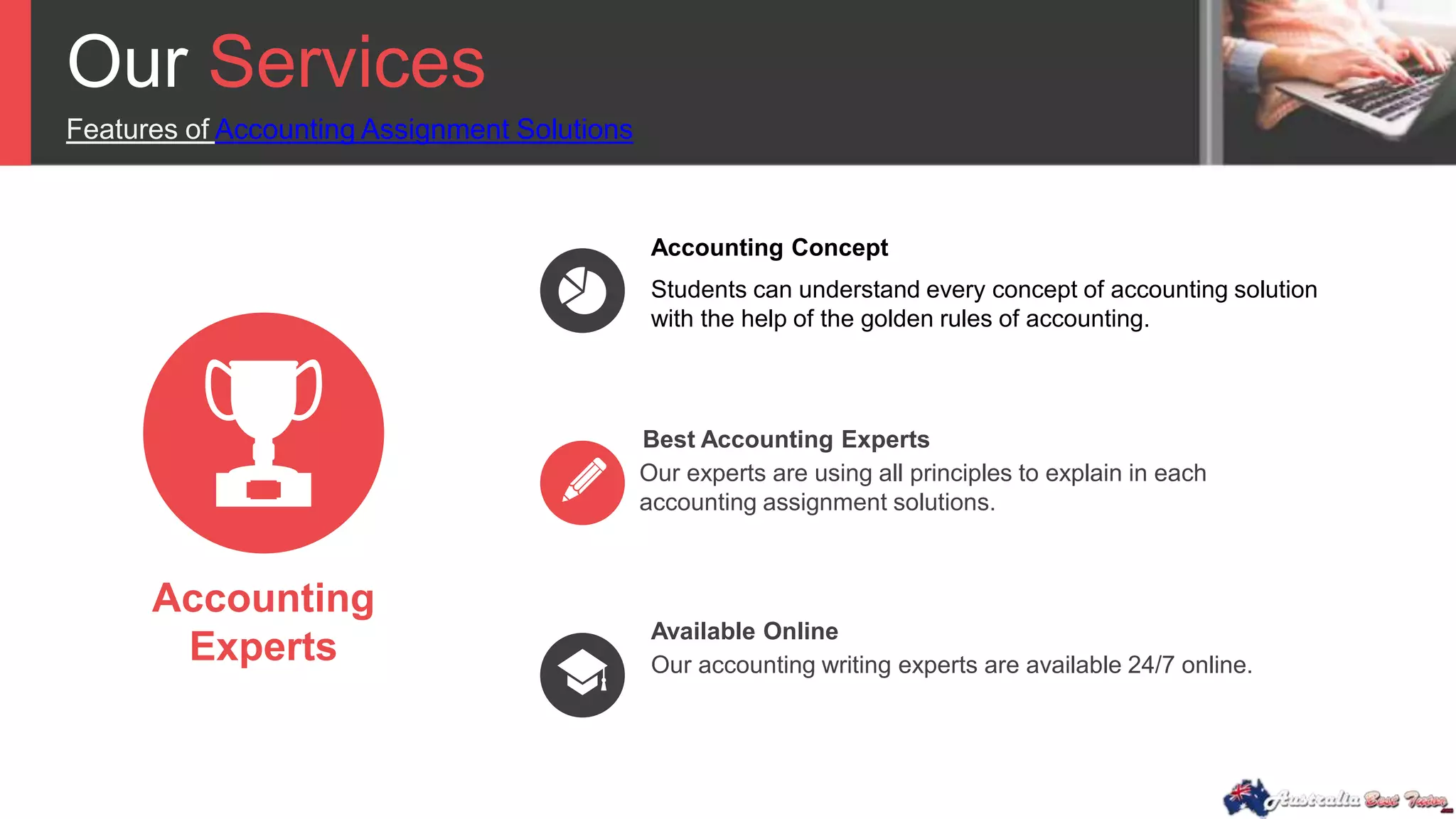 Connecting australia best tutor for accounting assignment solution | PPT