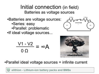 Connecting batteries in parallel presentation | PDF