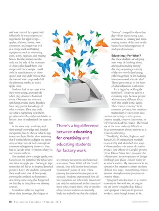 journal1#Connecting creativity to understanding | PDF | Arts and Crafts ...