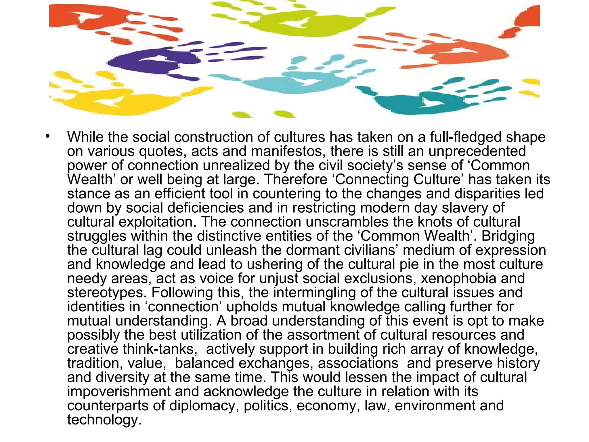 Connecting culture | PPT