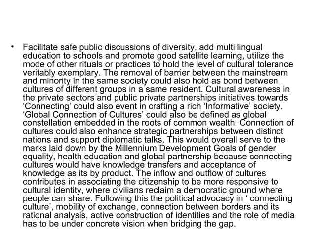 Connecting culture | PPT