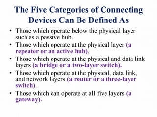 Connecting devices | PPTX