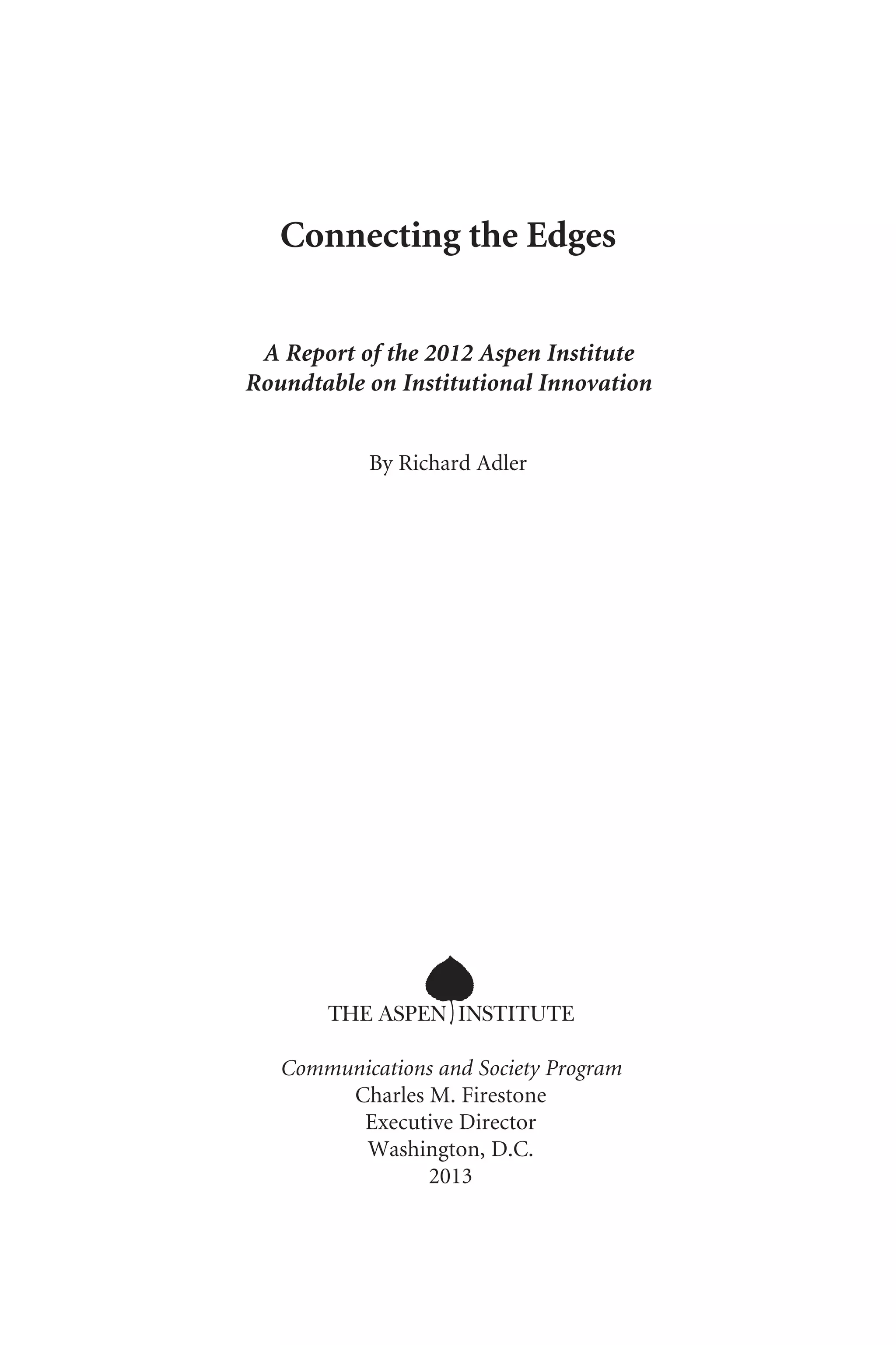 Connecting the Edges | PDF