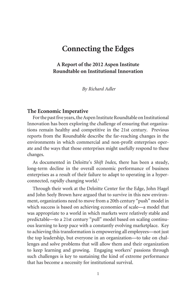 Connecting the Edges | PDF