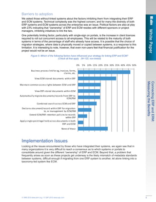 Connecting erp and ecm measuring the benefits | PDF