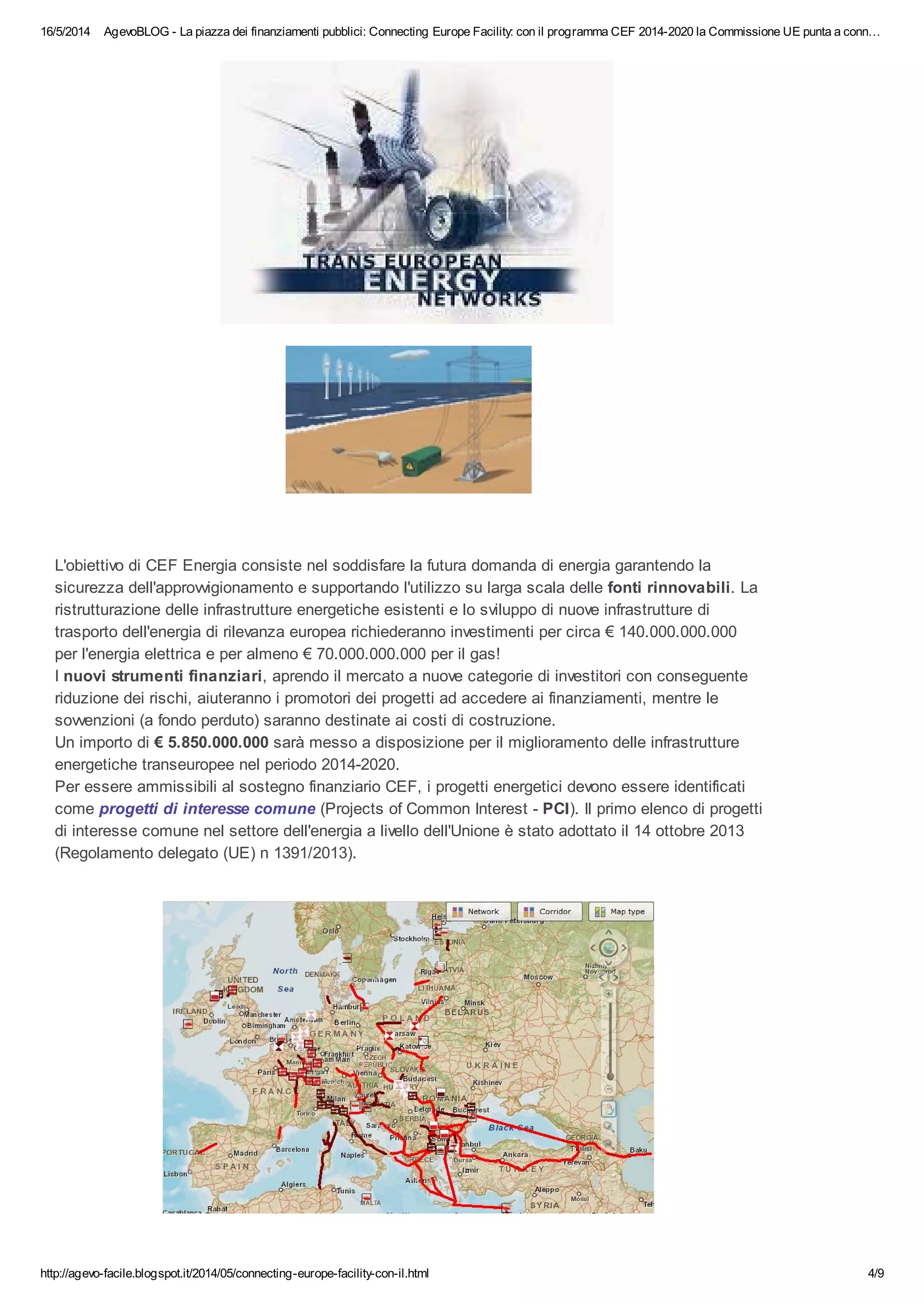Connecting Europe Facility (CEF) 2014 2020: la UE finanzia le reti di ...