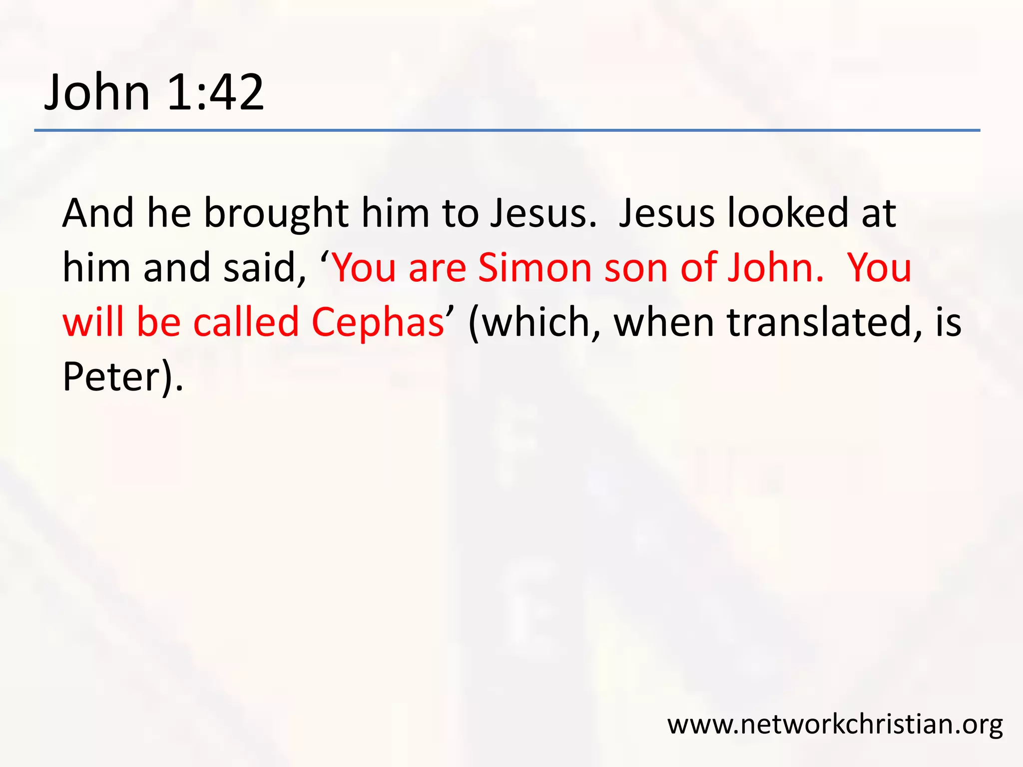 Connecting faith to life | PPTX