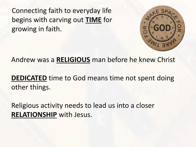 Connecting faith to life | PPTX | Christianity | Religion & Spirituality