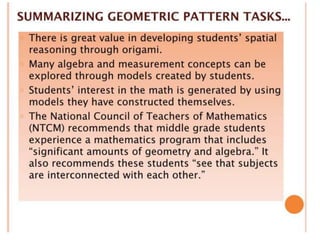 Connecting Geometry and Algebra | PPTX