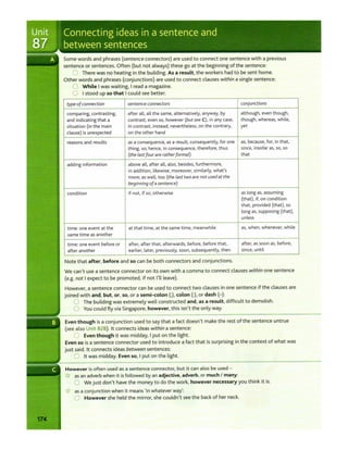 Connecting ideas in a sentence and between sentences | PDF