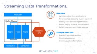 Connecting kafka message systems with scylla | PPTX | Databases | Computer Software and Applications