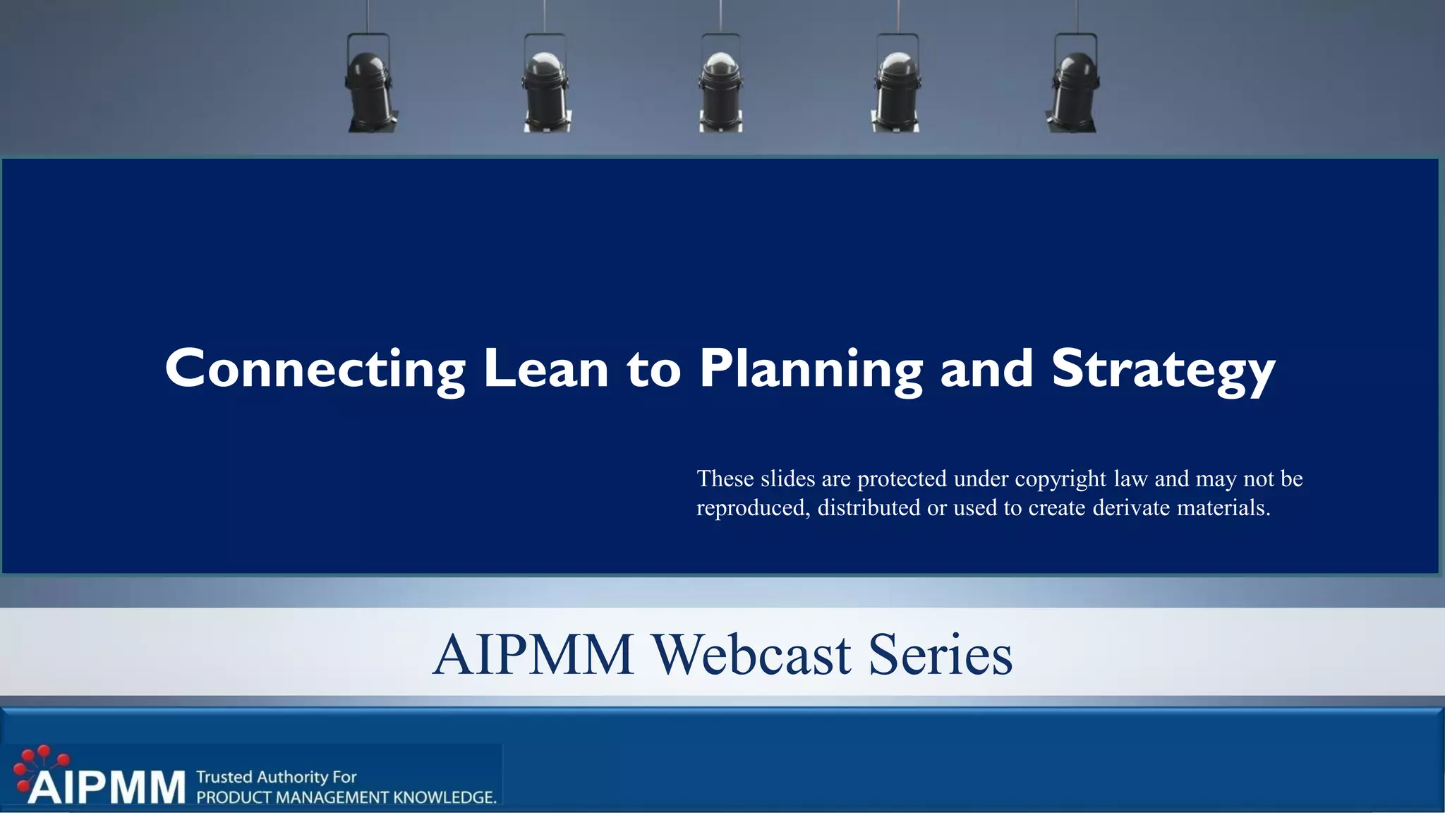 Connecting lean to planning and strategy | PPT