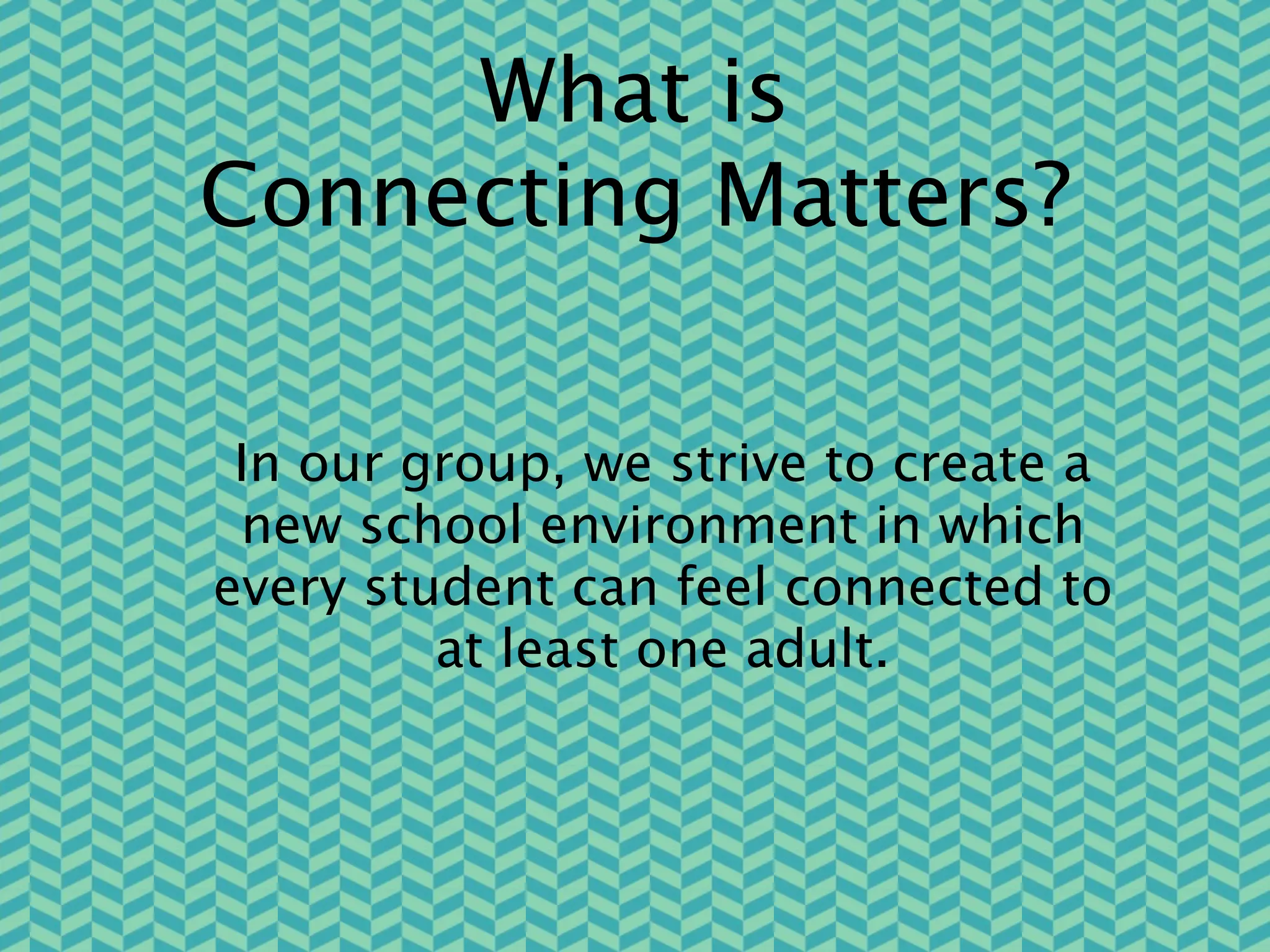 Connecting Matters | PPT