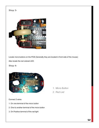 Connecting morse key to pc using an optical mouse. | PDF