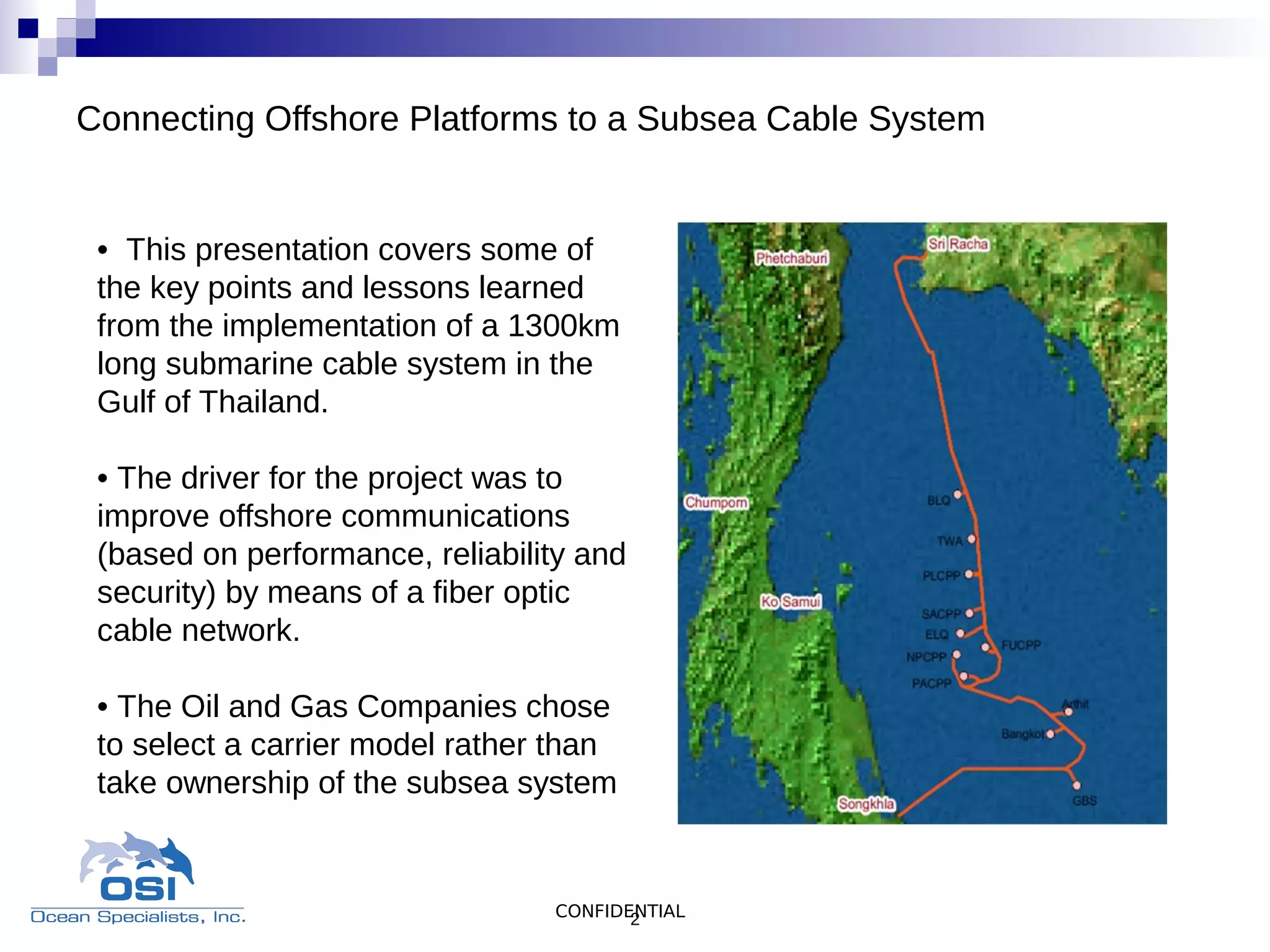 Connecting offshore platforms to a subsea cable system | PDF | Computer ...