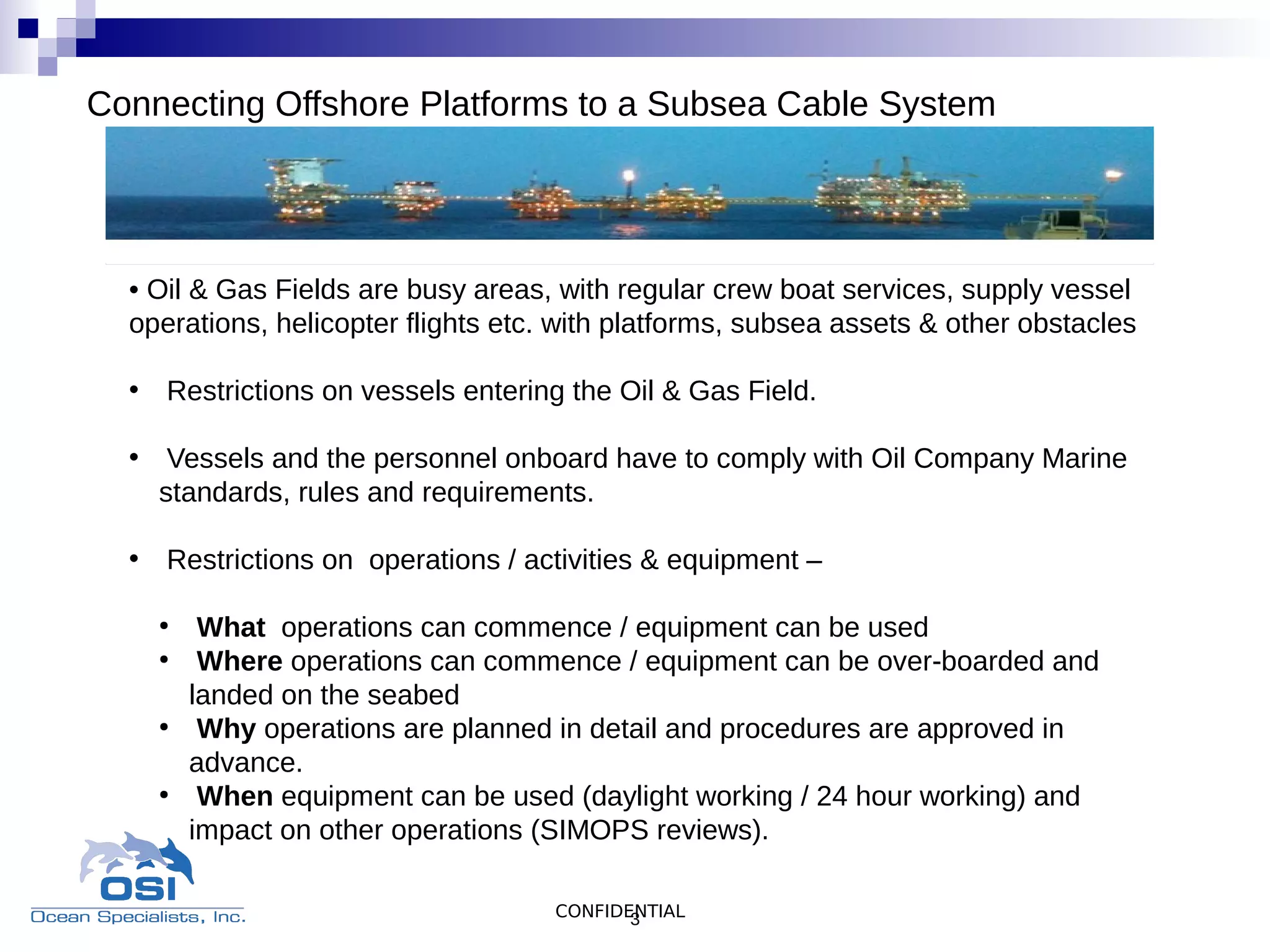 Connecting offshore platforms to a subsea cable system | PDF | Computer ...