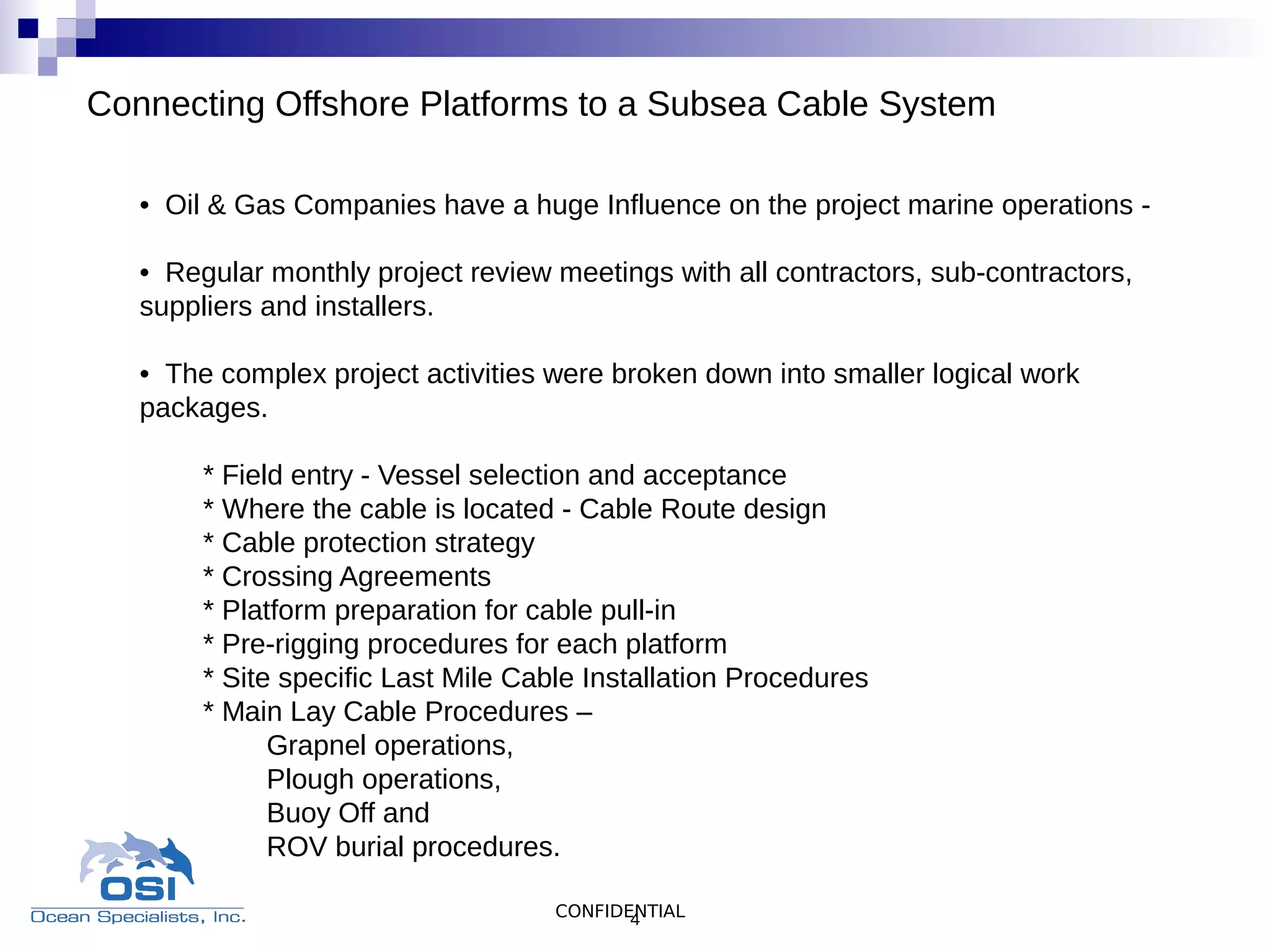 Connecting offshore platforms to a subsea cable system | PDF | Computer ...