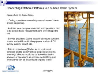 Connecting offshore platforms to a subsea cable system | PDF | Computer ...