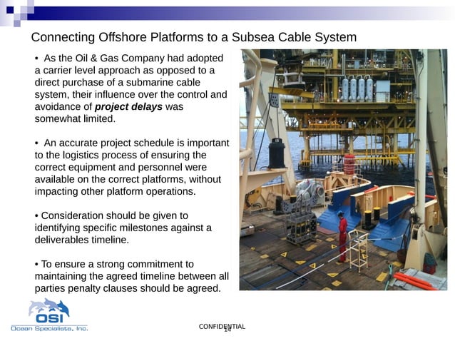 Connecting offshore platforms to a subsea cable system | PPT