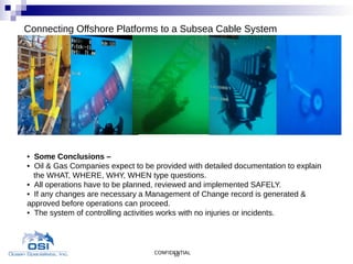 Connecting offshore platforms to a subsea cable system | PDF | Computer ...