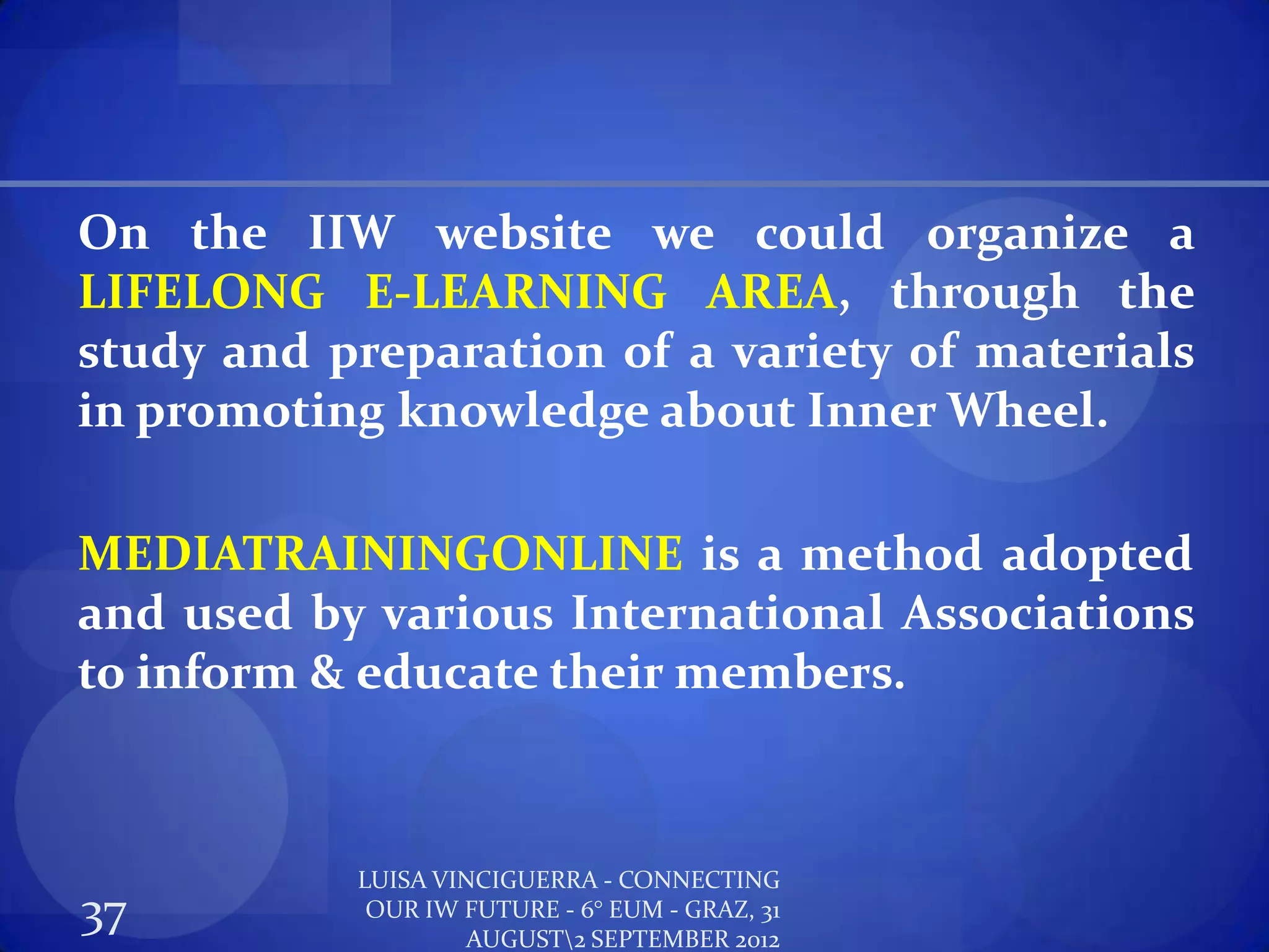 CONNECTING OUR INNER WHEEL FUTURE | PPTX