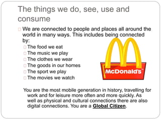 Geography unit 2 Part 1 - connecting people and places | PPTX