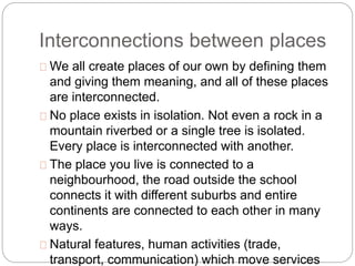 Geography unit 2 Part 1 - connecting people and places | PPTX