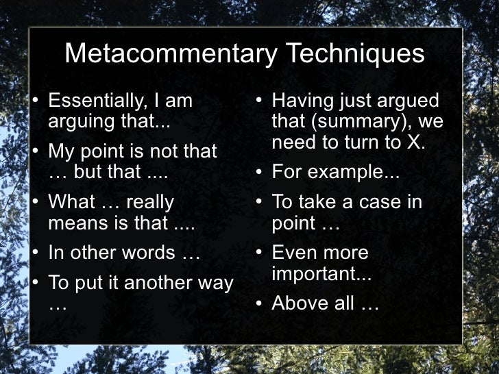 Connecting Sentences