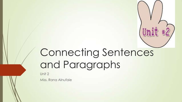 Unit 2 Writing | PPT