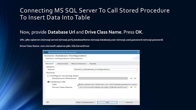 Connecting To Ms Sql Server With Mulesoft Stored Procedure To Insert