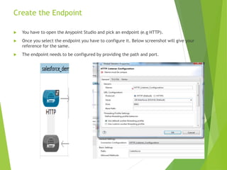 Salesforce Integration using Mule ESB | PPTX